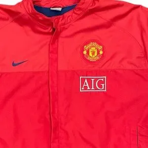 Nike | Jackets & Coats | Nike Manchester United Aig Track Jacket Xl Red ...